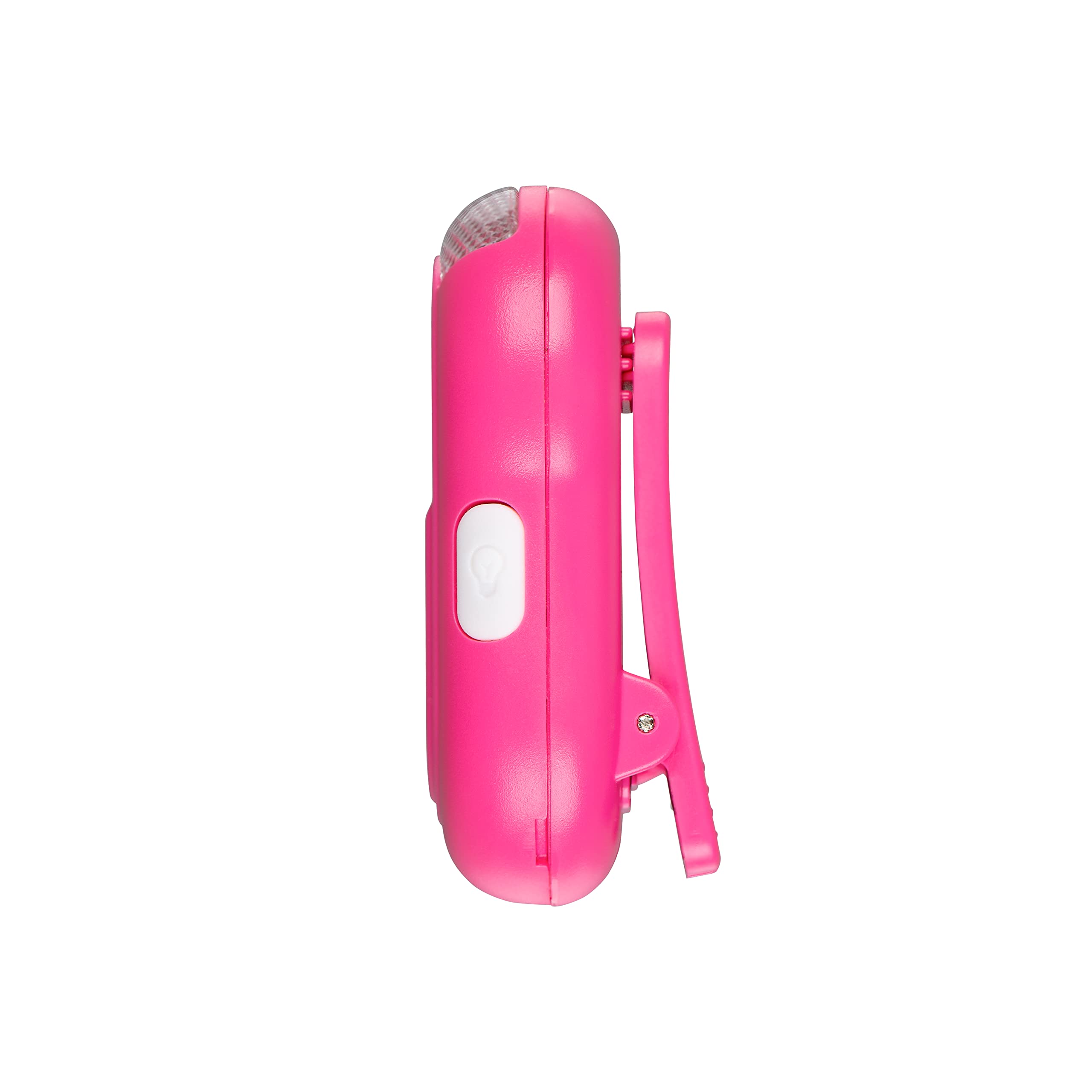 SABRE Clip-On Personal Alarm with LED Safety Light & Pepper Spray Keychain, 25 Bursts of Maximum Police Strength OC Spray, Quick Release Key Ring for Easy Access