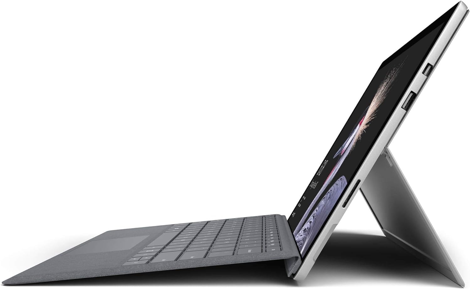 Microsoft Surface Pro 5 Tablet PC, 12.3 "TouchScreen (2736 X 1824), Intel Core i5-7300U, 8GB DDR4 RAM, 256GB SSD, Grey-Backlit Keyboard, Camera, Windows 10 Pro (Renewed)