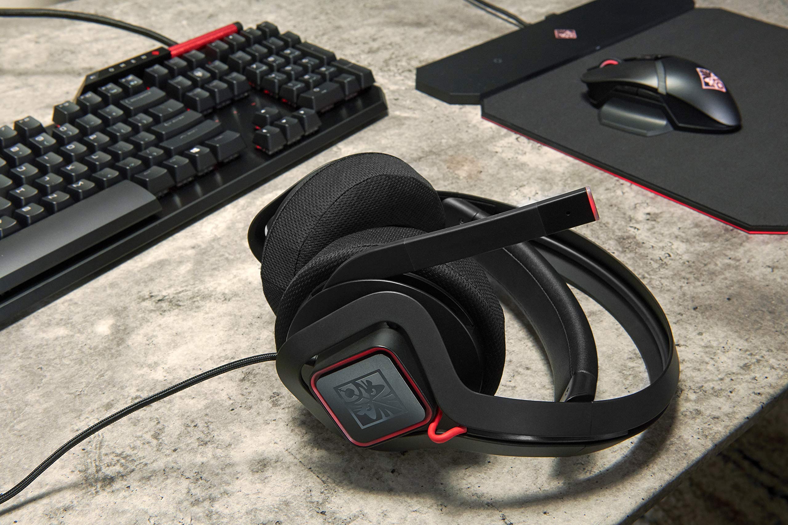 OMEN Mindframe Prime Gaming Headset with Cooling FrostCap Ear Cups, Custom RGB, 7.1 Surround Sound, Noise-Canceling Microphone (6MF35AA) (Renewed)
