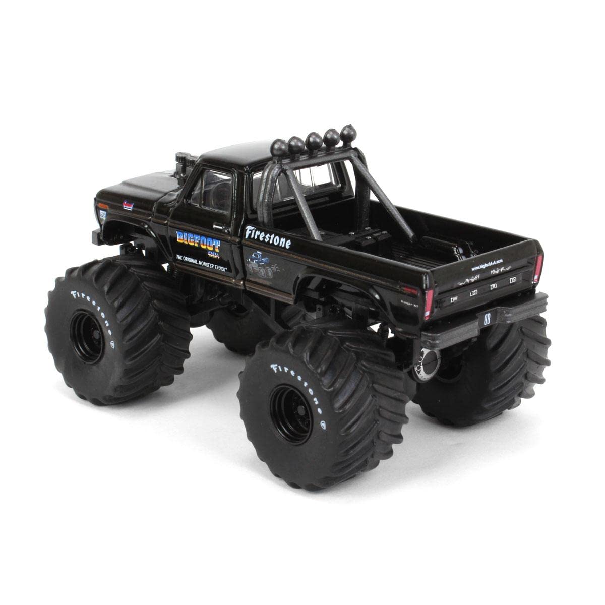 Truck 1/64 1974 Ford F-250 Monster Bigfoot 1 Black Bandit Series 27 28110-E