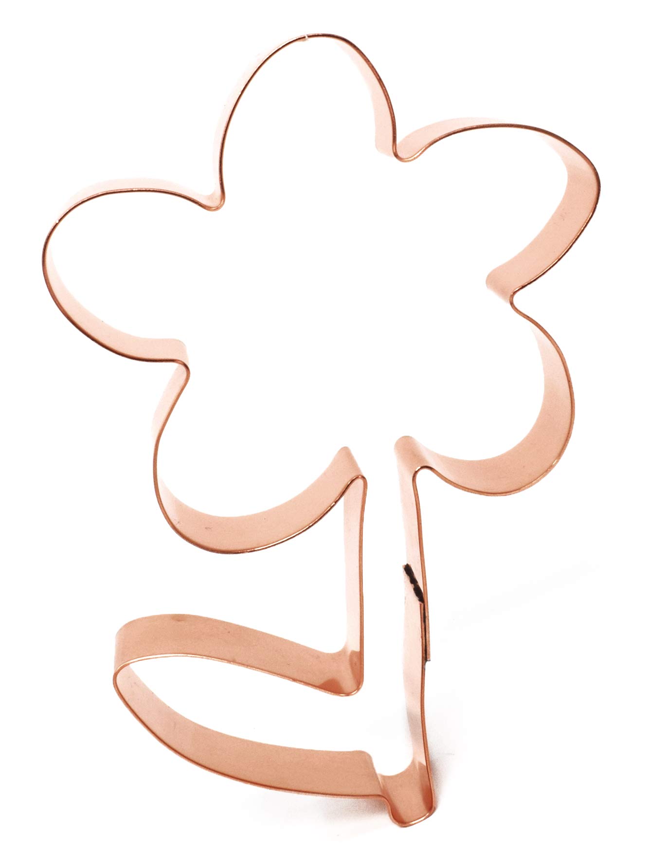 Simple Daisy with Stem Copper Flower Cookie Cutter