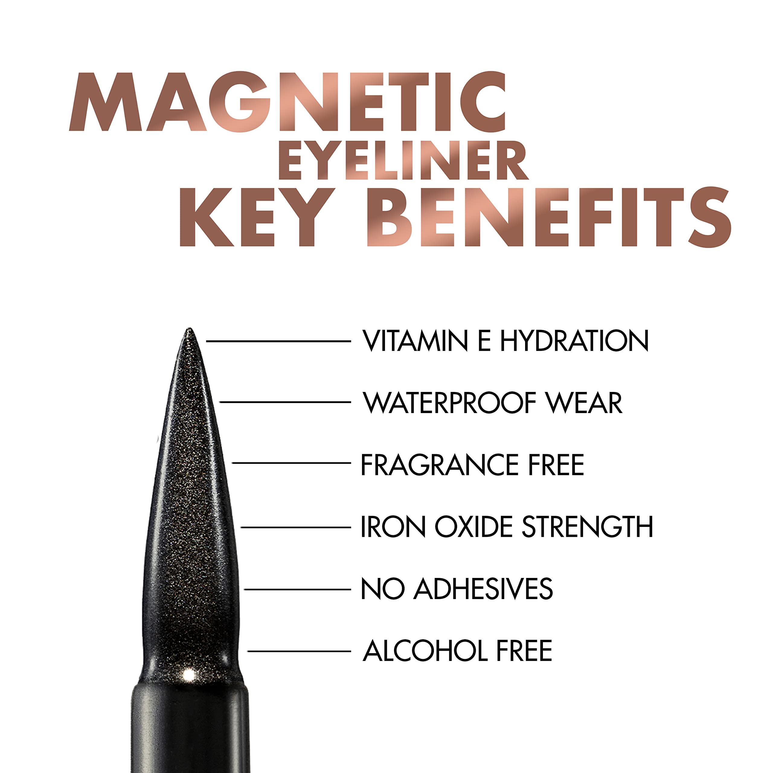 MoxieLash Magnetic Eyelashes with Eyeliner Kit - Essentials Kit Vol 2 - Natural Looking False Eyelashes - Sassy & Baby Lash + Magnetic Eyeliner + Eyeliner Remover Swabs - USA Owned - No Glue