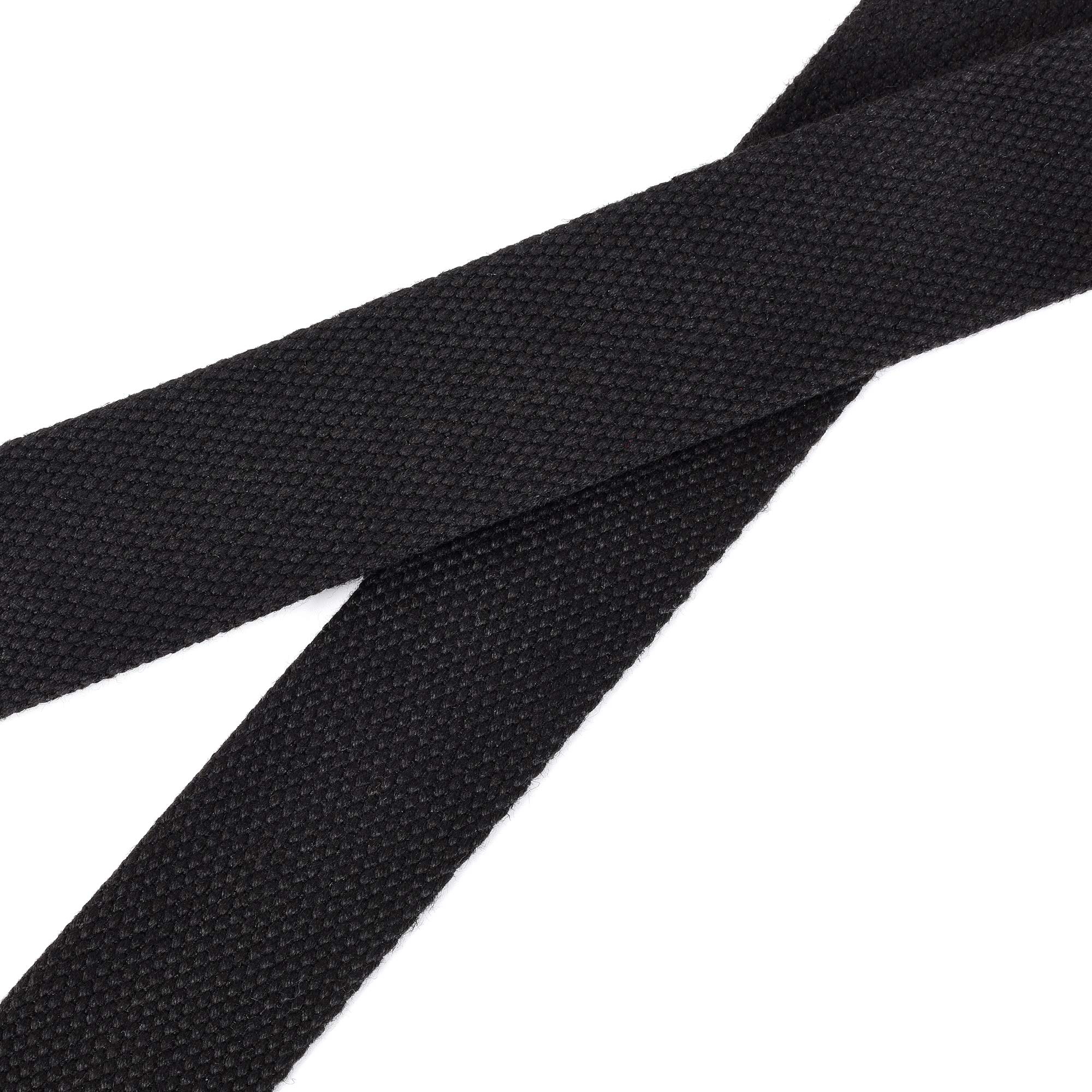 Mile High Life Canvas Web Belt | Cut to Fit Up to 52" | Flip-Top Matte Silver Nickel Buckle (Black)