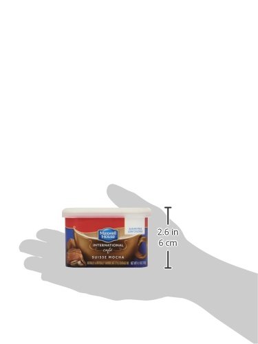Maxwell House Suisse Mocha Cafe Sugar-Free Beverage Mix (4.1 oz Cans, Pack of 4)