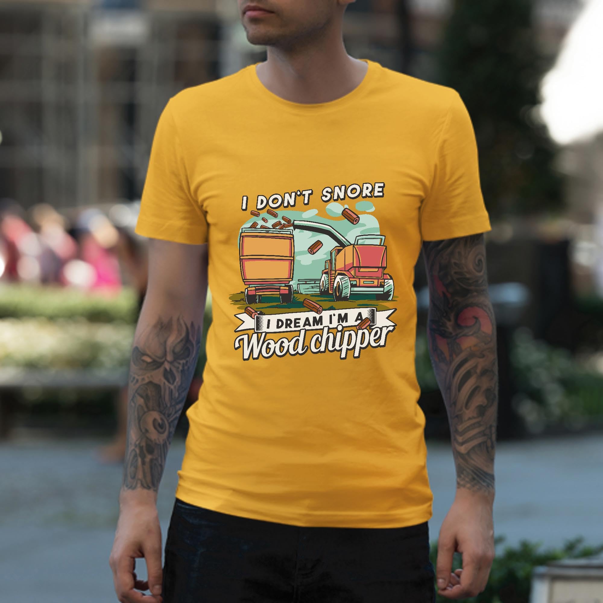 Men s Wood Chipper Inspired Gift The perfect gift for DIY enthusiasts and tools lovers Men Women White Gray Multicolor T shirt