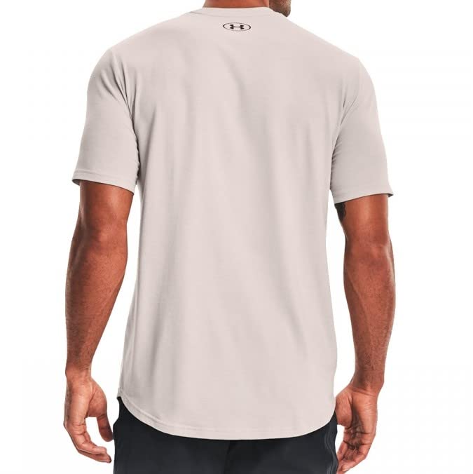 Under Armour Project Rock Outlaw Tee Blood Sweat Respect Tshirt Men's XL Tan Workout Tee Gym Top