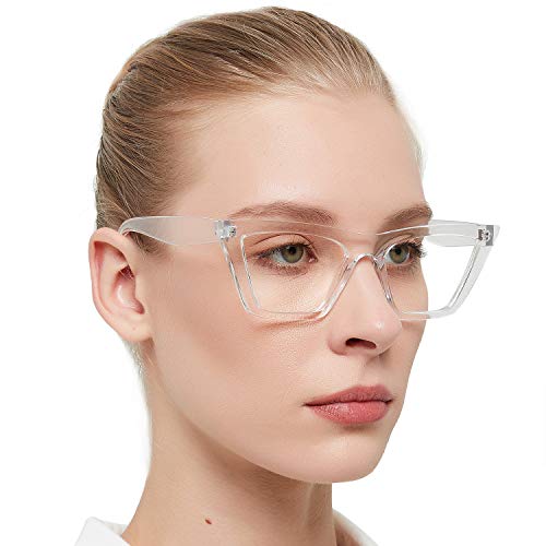 OCCI CHIARI Blue Light Blocking Glasses Oversized Eyeglasses Frame Blue Ray Computer Game Glasses