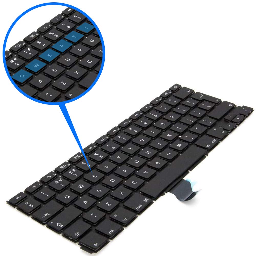 MMOBIEL QWERTY Keyboard US Version Replacement Compatible with MacBook Pro A1502 13” Late 2013-2015