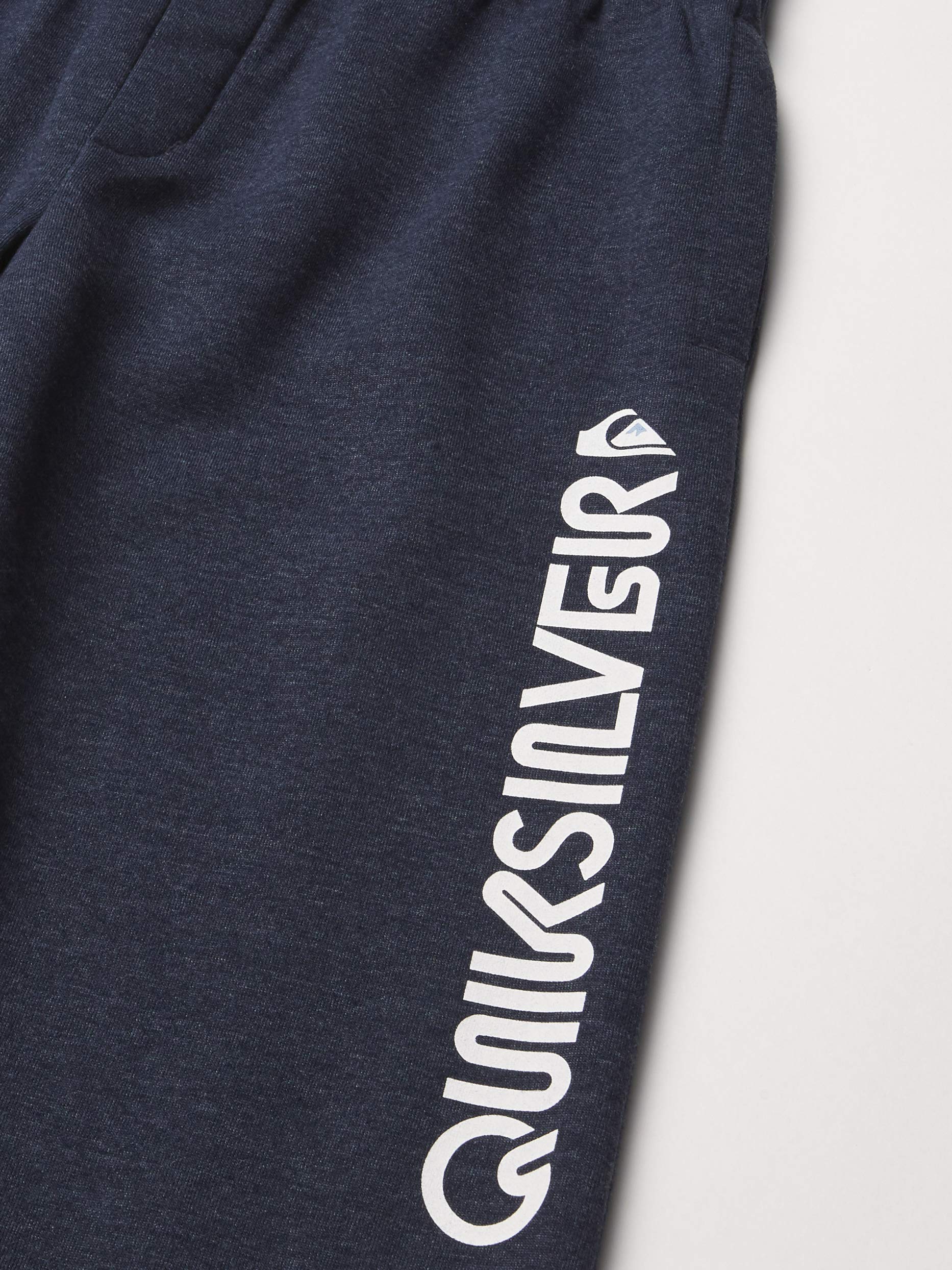 Quiksilver Boys Elastic Waist Fleece Sweatpant, Navy Blazer Heather Trackpant Screen Youth, M/12