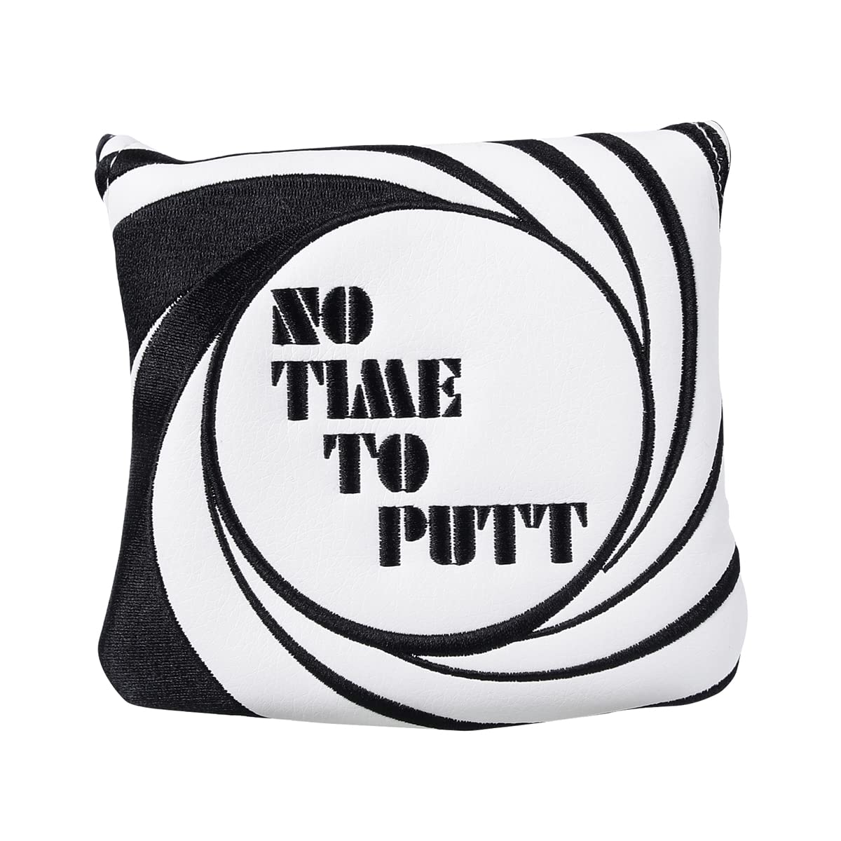 Studio Crafted No Time to Putt Golf Square Mallet Putter Cover Magnetic Closure