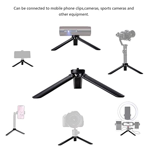 SALUTUY Desktop Tripod, Compact Easy to Store Action Camera Stand Portable for Cameras for Outdoor Shooting