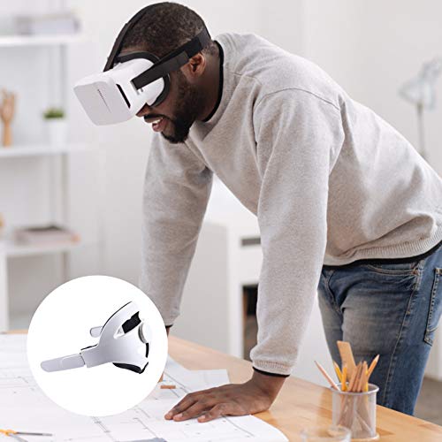 OSALADI Vr Head Strap Adjustable Head Strap Comfortable Head Strap Replacement Reduce Pressure Compatible with 2 White Helmet Headphones Helmet Headphones Helmet Headphones Helmet Headphones