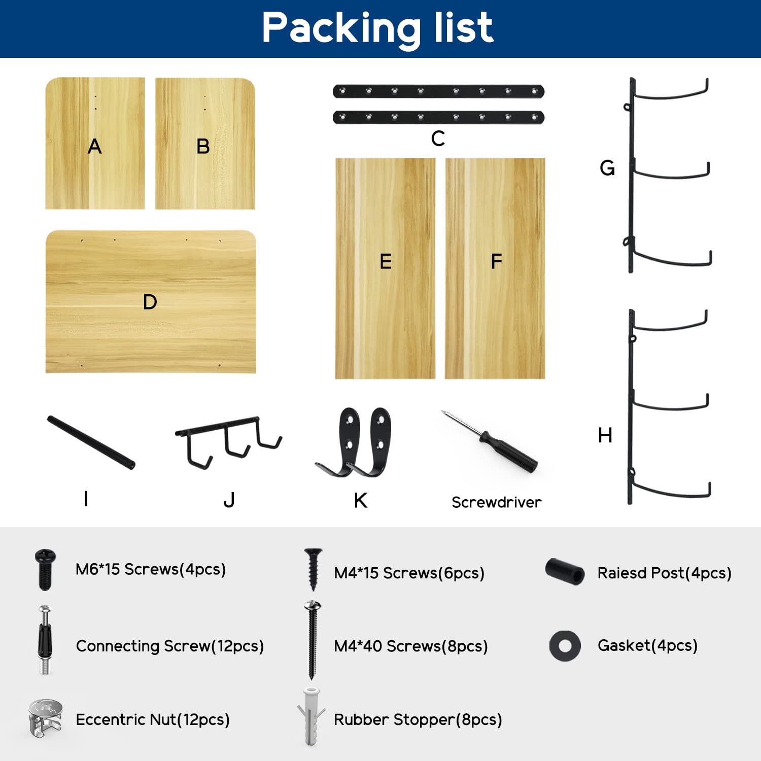 Naisi_US Multi-Functional Home Gym Yoga Mat Wall Mount Rack Shelf Organizer - Ideal Accessories for Peloton, NordicTrack, and Echelon
