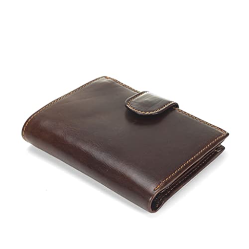ZCMEB Men's Wallet Clutch Buckle Short Wallet
