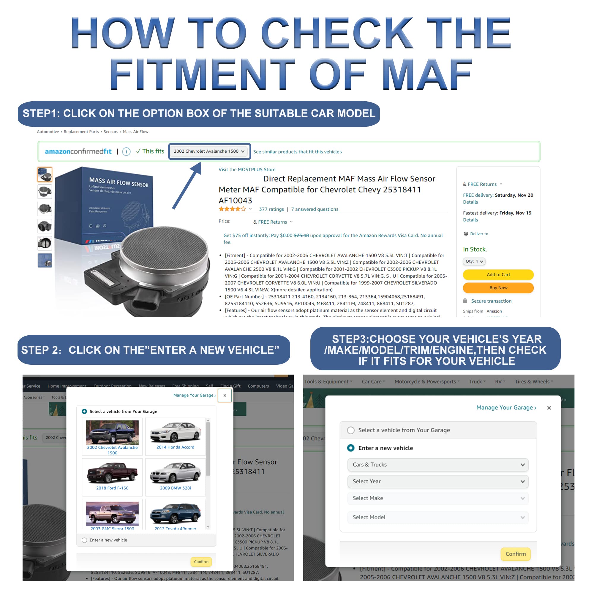 MOSTPLUS F67F12B579BA MAF Mass Air Flow Sensor Compatible for 1996-2001 Ford Aerostar Escort Ranger Taurus Mazda B2300 B2500 B3000 Mecury Sable Tracer