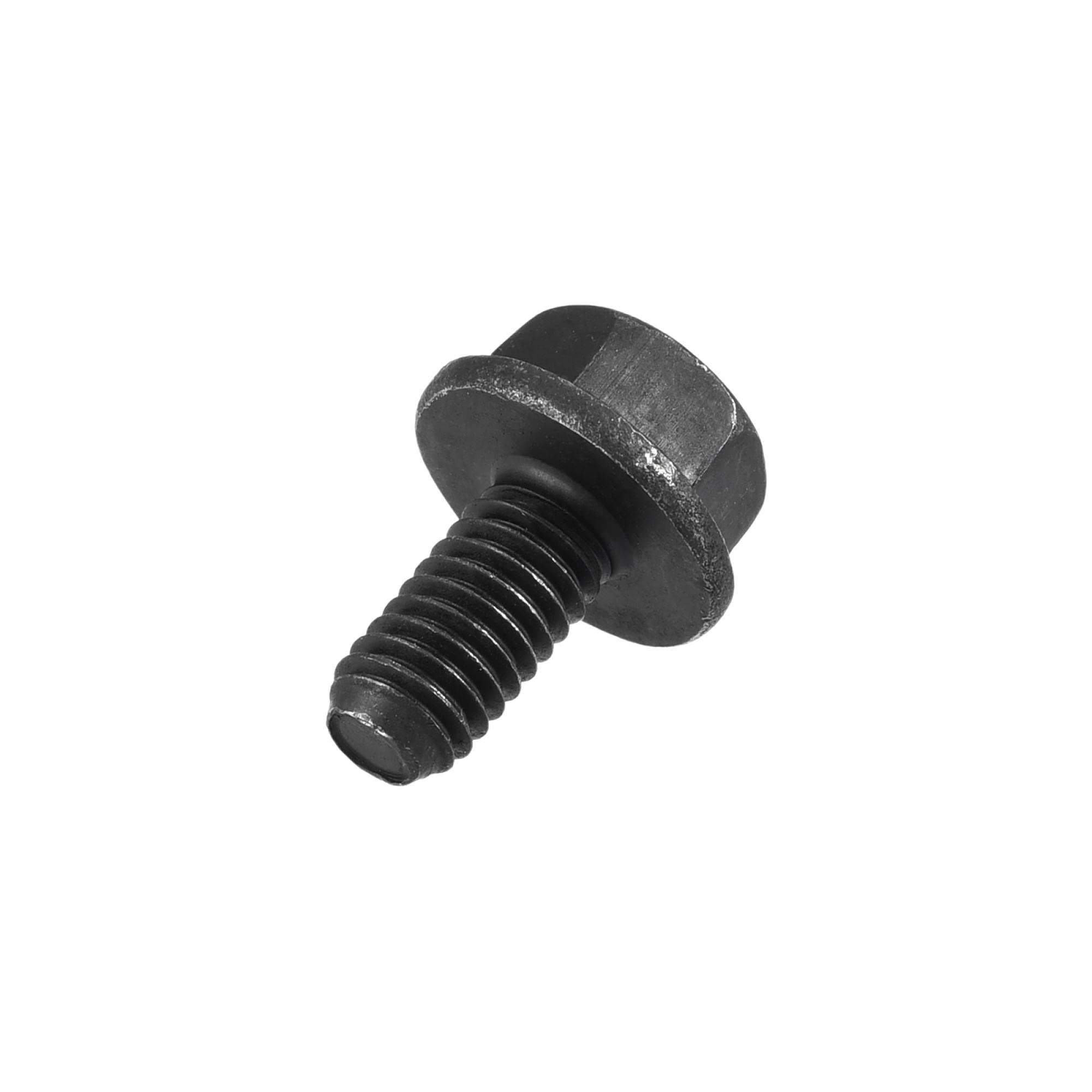 uxcell Metric M6x12mm Hex Flange Bolts, 20pcs 10.9 Grade Carbon Steel Hexagon Head Screws