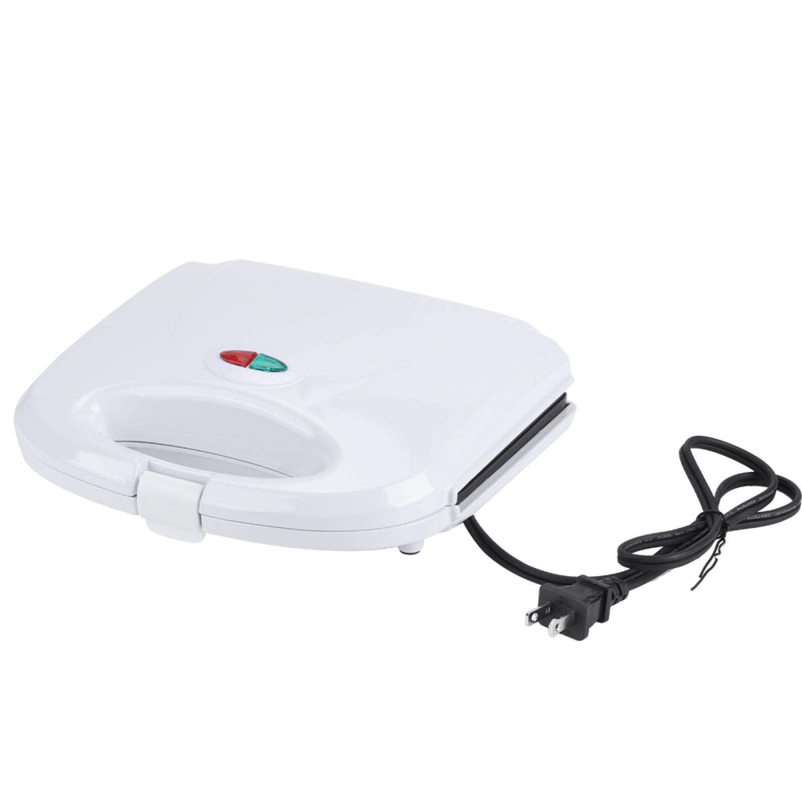 Omabeta Multifunction Electric Mini Sandwich Bread Maker Sandwich Toaster Bread Maker Grill Panini Breakfast Machine Baking Pan Kitchen Accessory with Non-Stick Plates, LED Indicator Lights