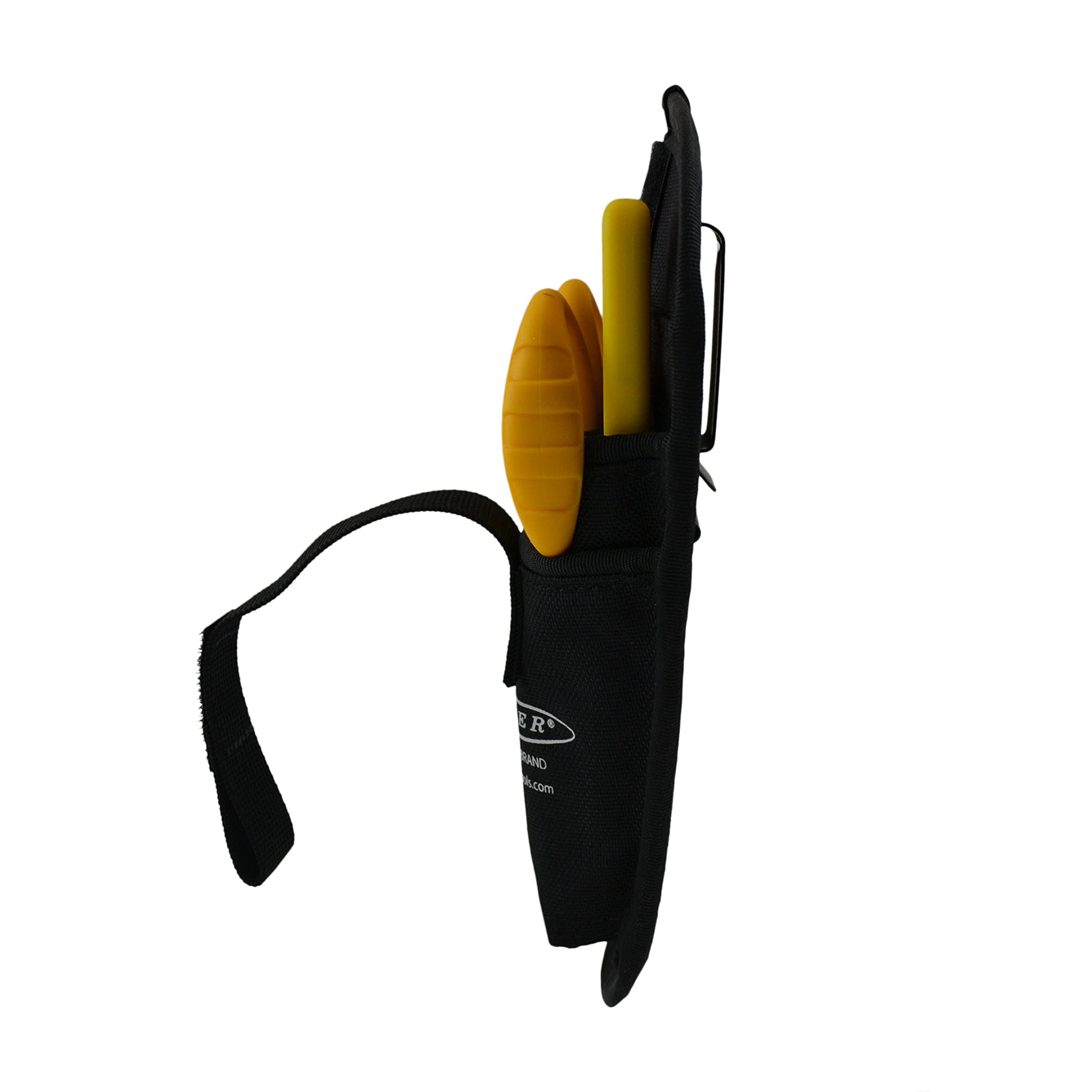 Miller MA01-7001 Kit, CFS-3 3-Hole Fiber Optic Cable Stripping Tool and KS-1 Kevlar Scissors, Easily Portable Tool Set with Belt Clip Pouch for Professional Electricians, Technicians, and Installers