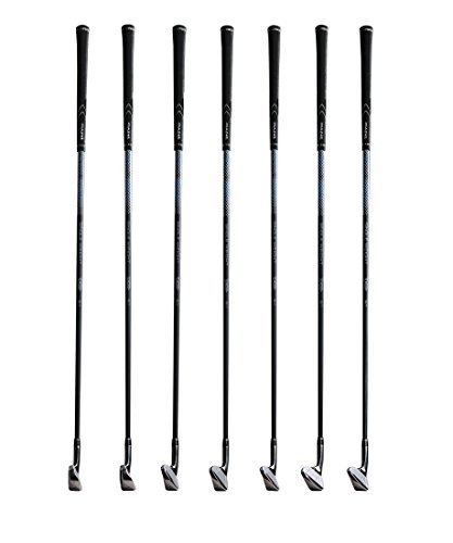 MAZEL Single Length Golf Club Irons Set for Men & Women,Right Handed (Graphite, 4 Iron-PW,AW,SW, Regular, Right)