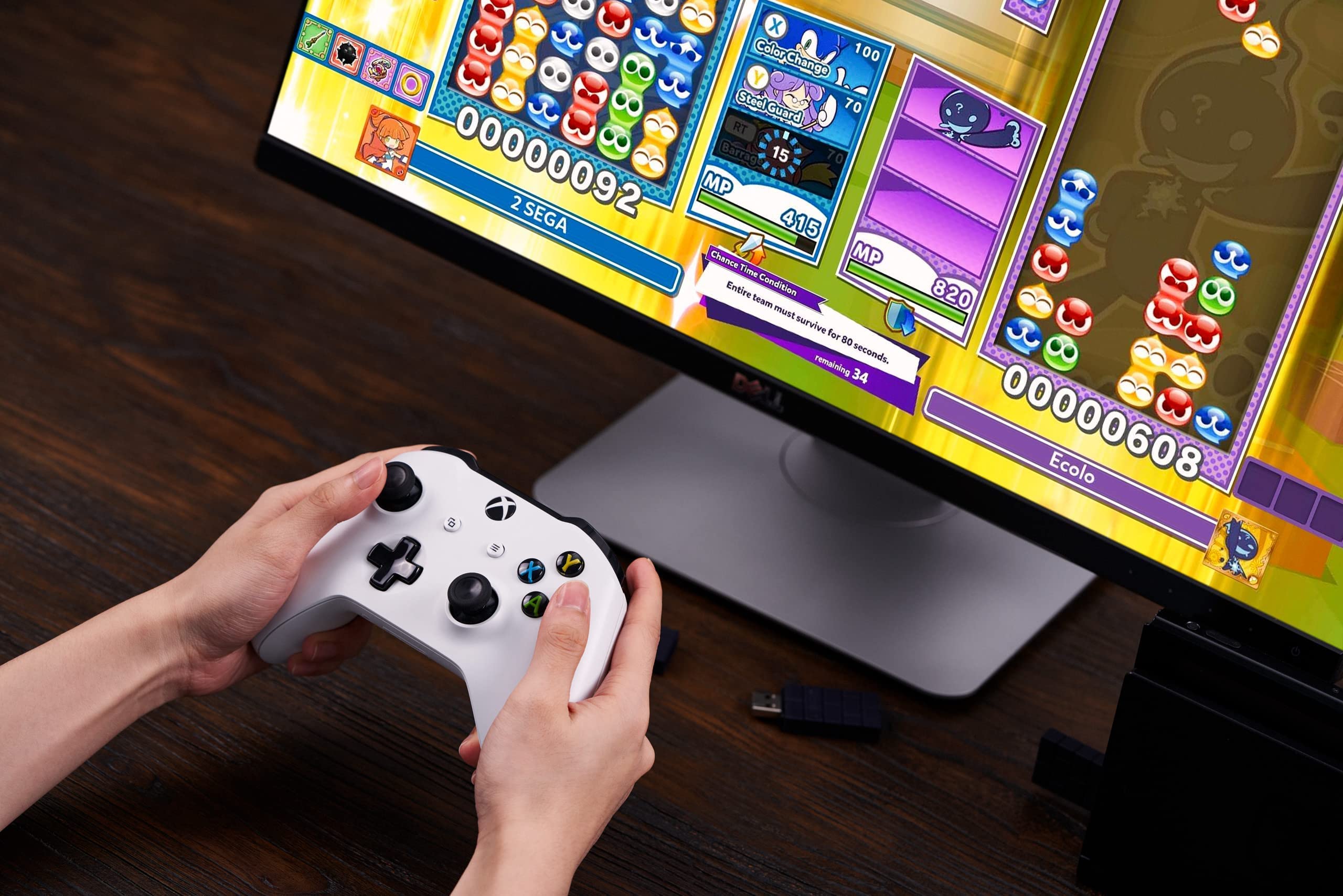 Nargos 8BitDo Zero 2 Mini Game Controller and 8BitDo Wireless Adapter 2(Controller Blue)