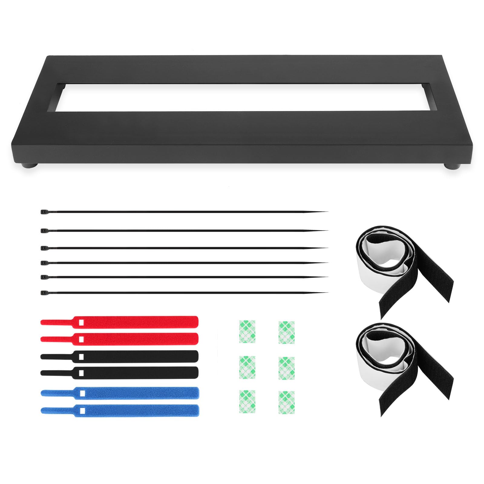 Mr.Power 15 x 5.7 inch Pedal Board Portable 0.75lb Super light Aluminium Alloy Effect Pedalboard With Carry Bag (Small Pedalboard with Bag)