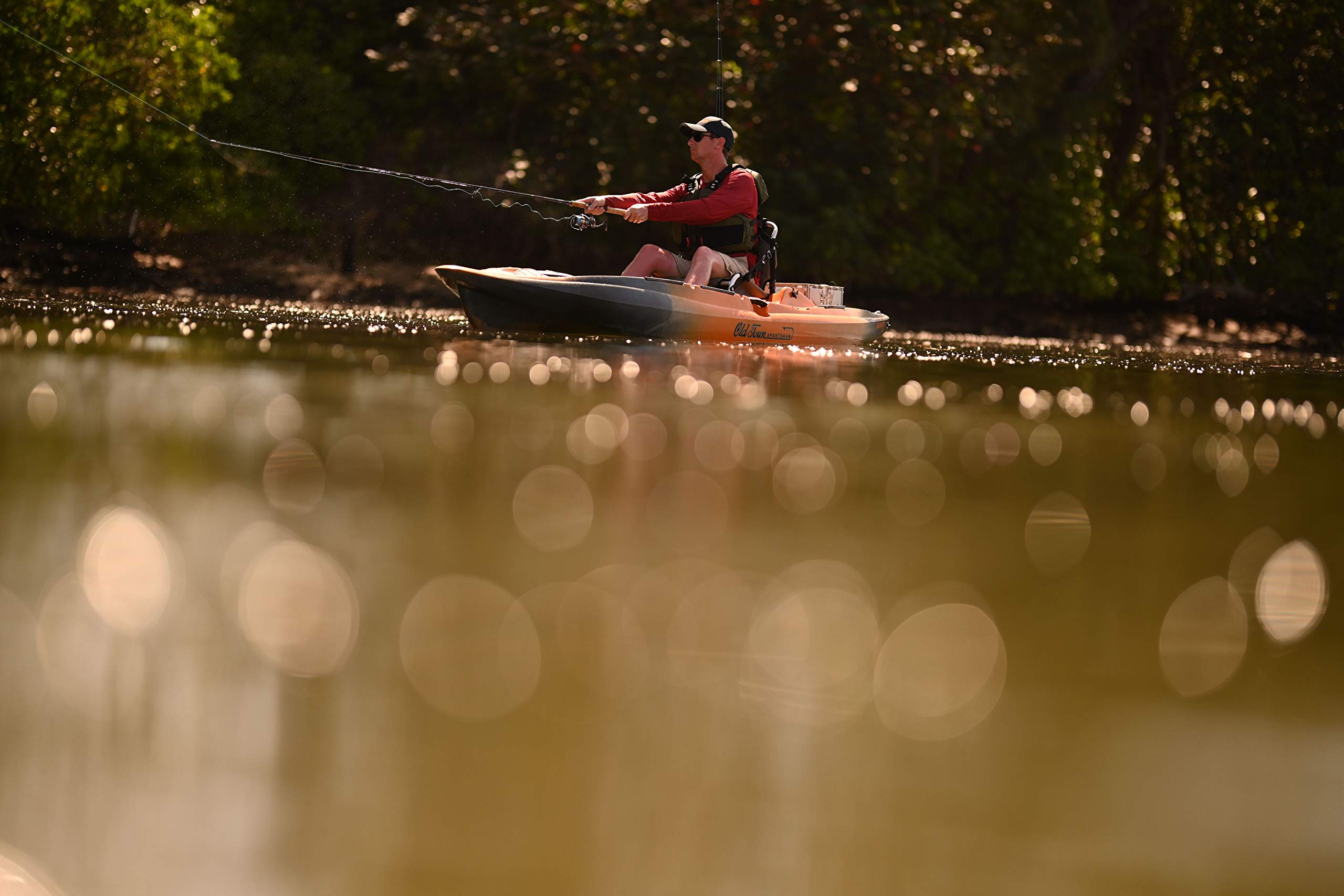 Old Town Sportsman BigWater 132 Fishing Kayak (Marsh Camo)