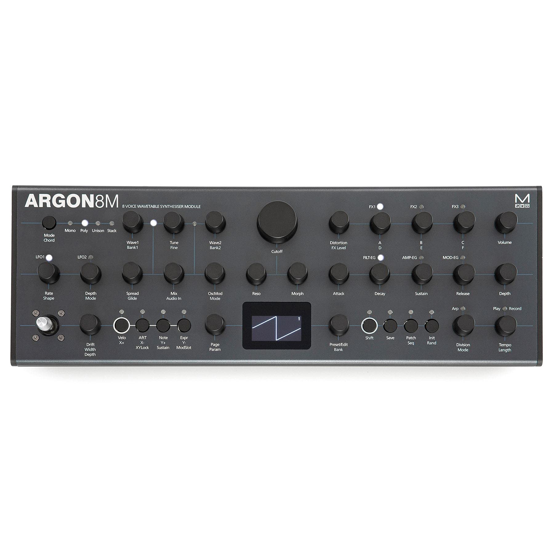 Modal Electronics ARGON8M 8 Voice Polyphonic Wavetable Synthesizer Module