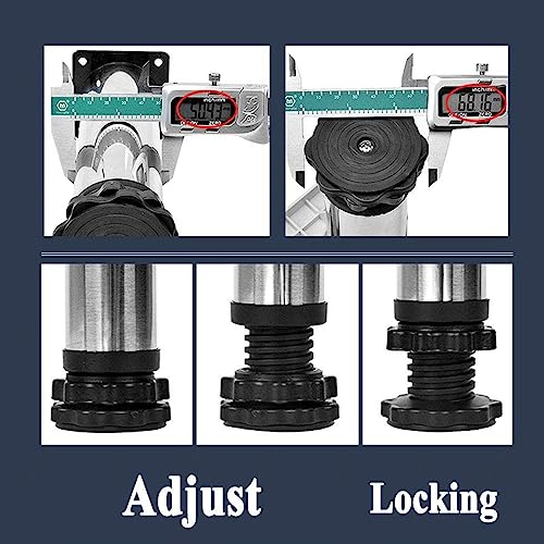 MBETA Shock Noise Cancelling Washing Machine Support, 12 Strong Legs High 20 Cm,Push Button Locking Adjustment Washer Dryer Stand, for Clothes Dryers,Mini Refrigerators (3-5 Days Delivery)
