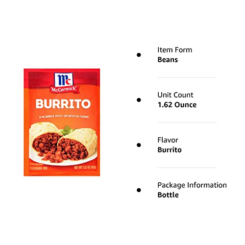 McCormick Burrito Seasoning Mix, 1.62 oz