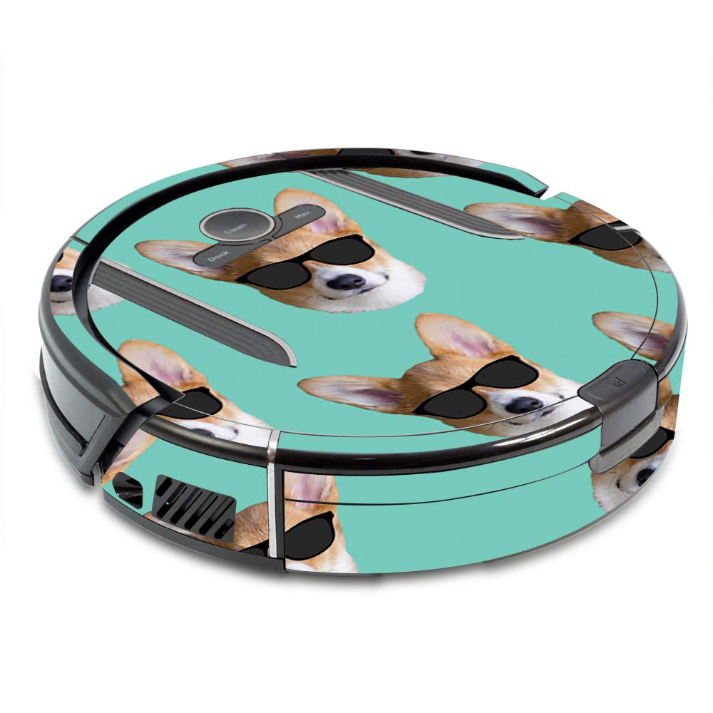 MightySkins Skin Compatible with Shark Ion Robot R85 Vacuum - Cool Corgi | Protective, Durable, and Unique Vinyl Decal wrap Cover | Easy to Apply, Remove, and Change Styles | Made in The USA