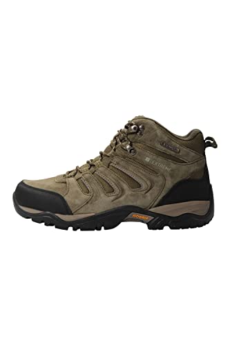 Mountain Warehouse Aspect Extreme Mens IsoGrip Waterproof Walking Boots Khaki 10 M US Men