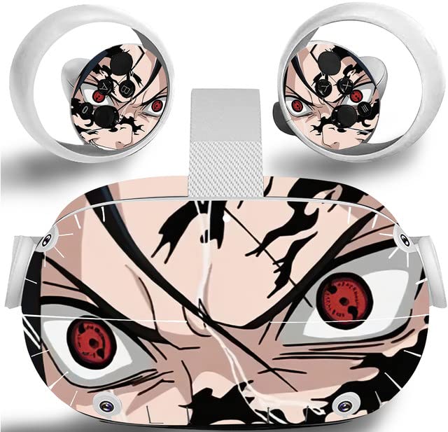 Revenge Ninja Oculus Quest 2 VR Headset and Controller Sticker, Vinyl Decal Skin for VR Headset and Controller, Virtual Reality Protective Accessories