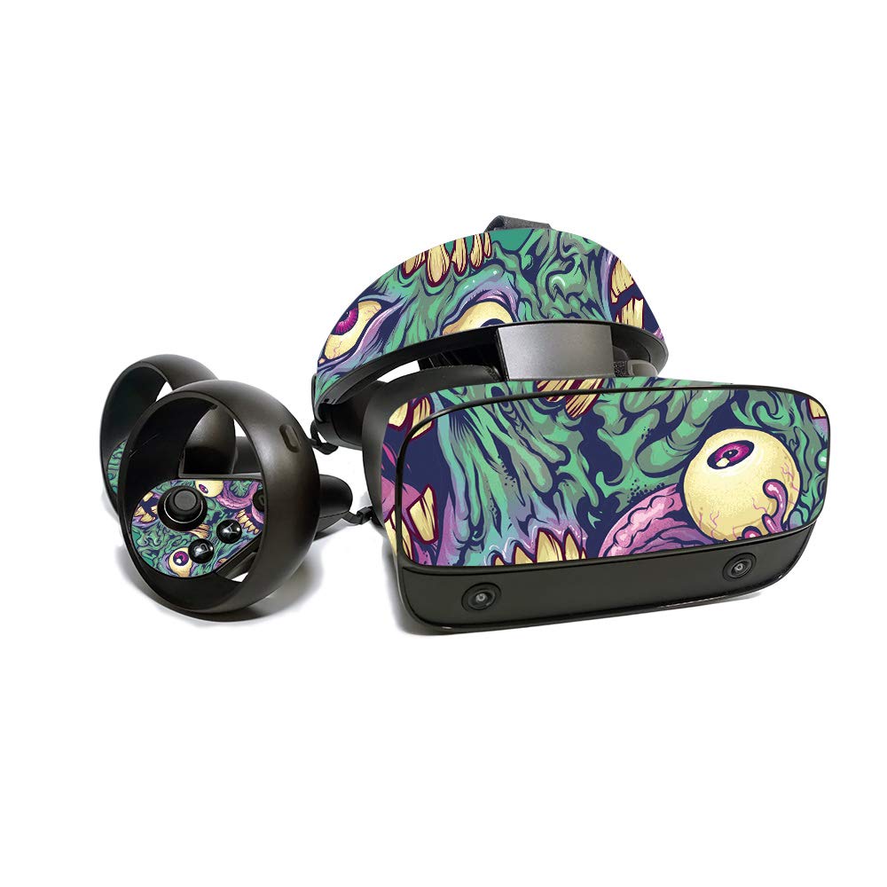 MightySkins Skin for Oculus Rift S - Eyes and Teeth | Protective, Durable, and Unique Vinyl Decal wrap Cover | Easy to Apply, Remove, and Change Styles | Made in The USA