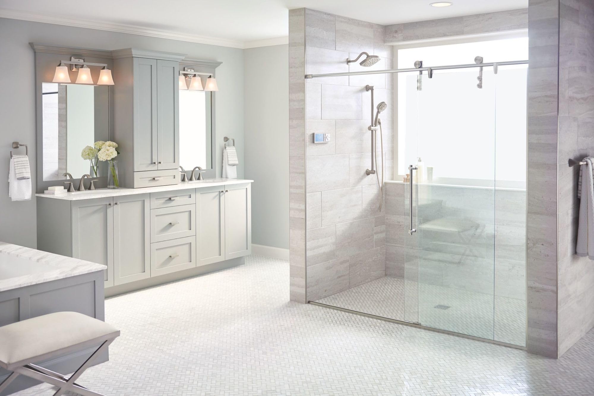 Moen Smart Shower 2-Outlet Digital Thermostatic Shower Valve with 1/2" Connections, S3102