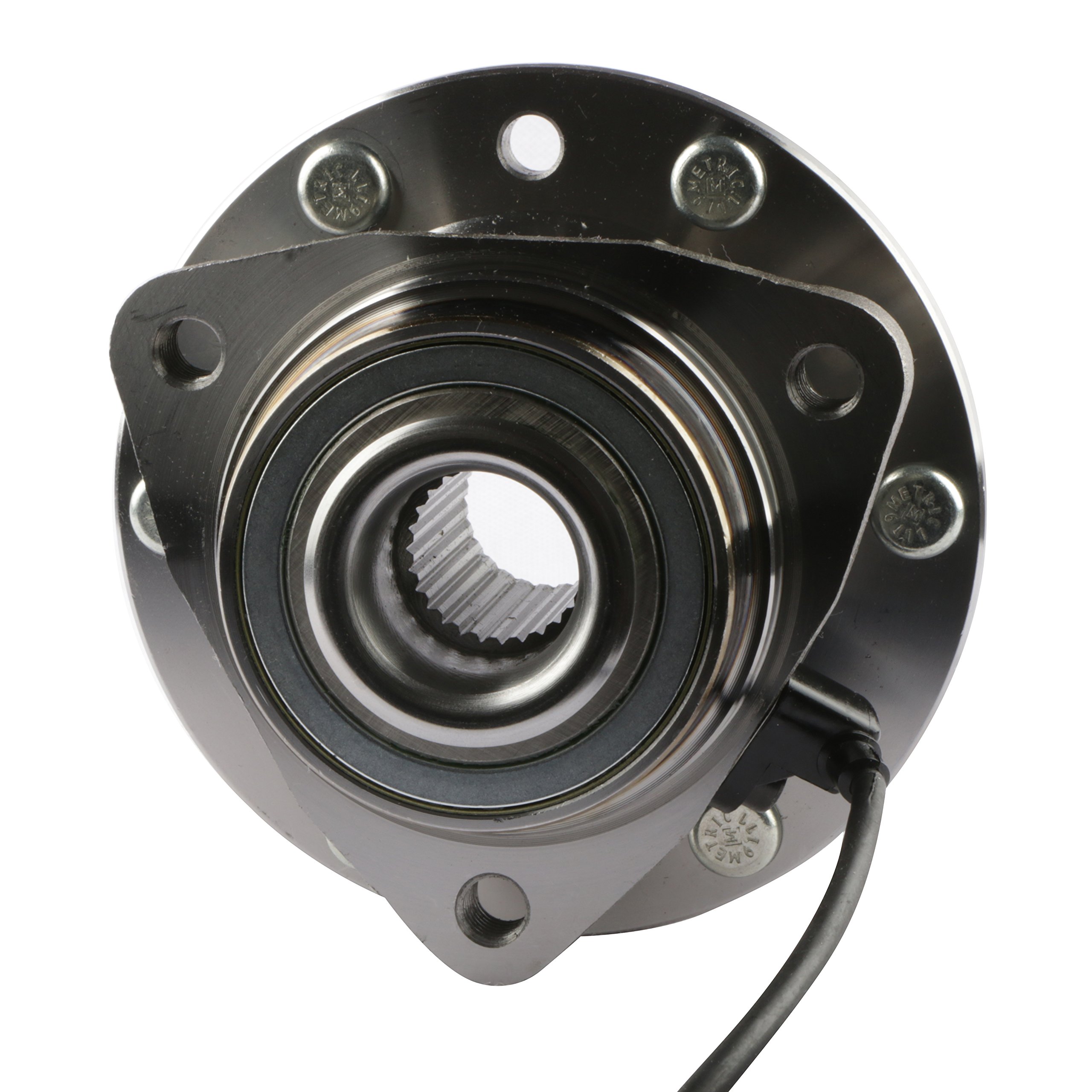 MOSTPLUS Wheel Bearing Hub Front Wheel Hub and Bearing Assembly 513188X2 Compatible for Ascender, Bravada, Envoy, Rainer, Trailblazer With ABS 6 Lug (Set of 2)