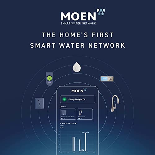 Moen Terra Beige Smart Shower 4-Outlet Digital Shower System Controller for Thermostatic Shower Valve, TS3304TB