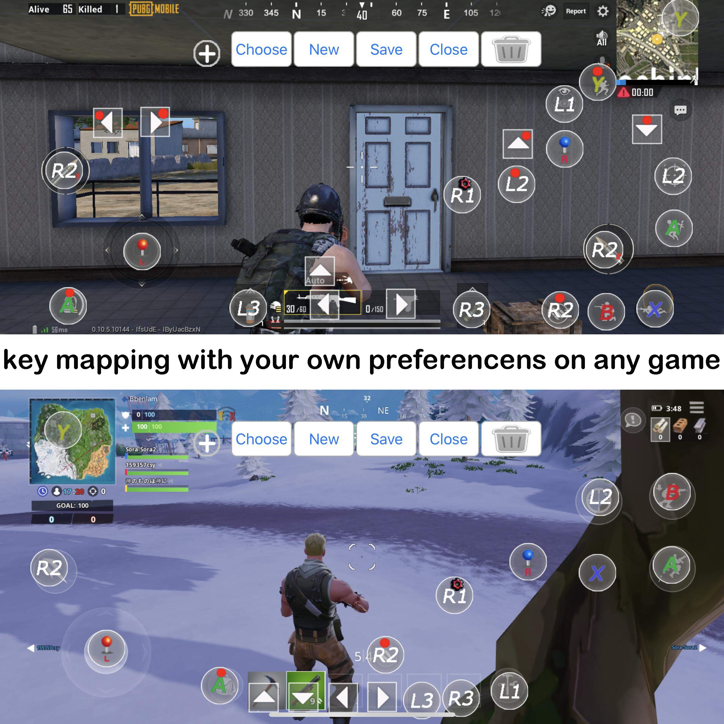 Mobile Game Controller, Megadream Wireless Key Mapping Gamepad Joystick Perfect for PUBG & COD, for Android Samsung Galaxy HTC Other Phone & Tablet - Do Not for iOS