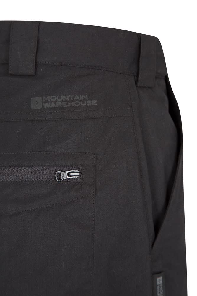 Mountain Warehouse Trek II Mens Long Shorts - Durable Spring Shorts Black 32W