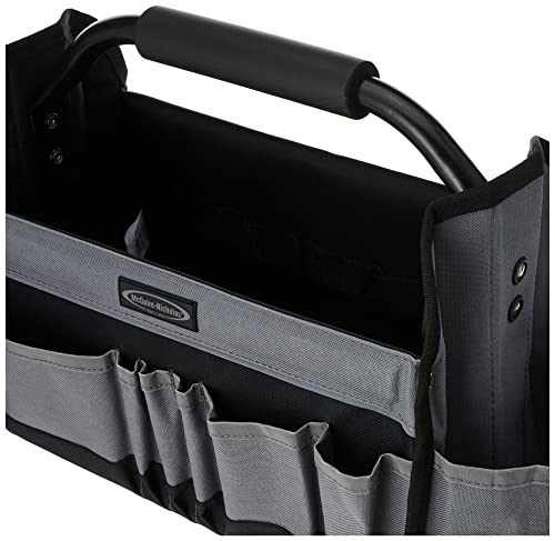 McGuire-Nicholas 15" Collapsible Tool Tote, Grey and Black Tool Tote Bag, 22015