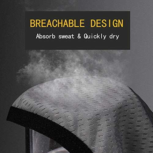 Novawo Reflective Neck Gaiters Adjustable Bandanas UV Protection Balaclavas Headwear Breathable Face Cover for Men Women