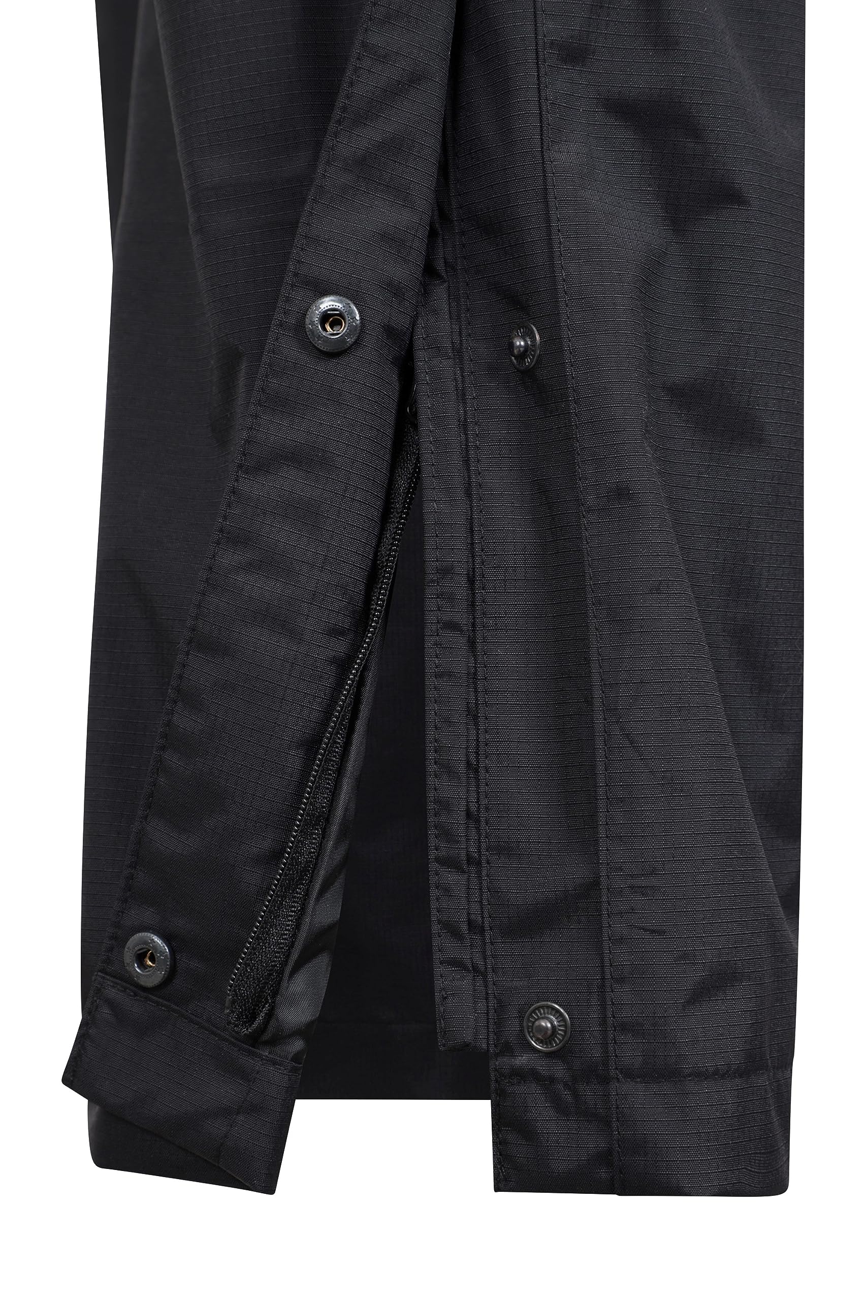 Mountain Warehouse Downpour Mens Waterproof Rain Pants - for Black Large