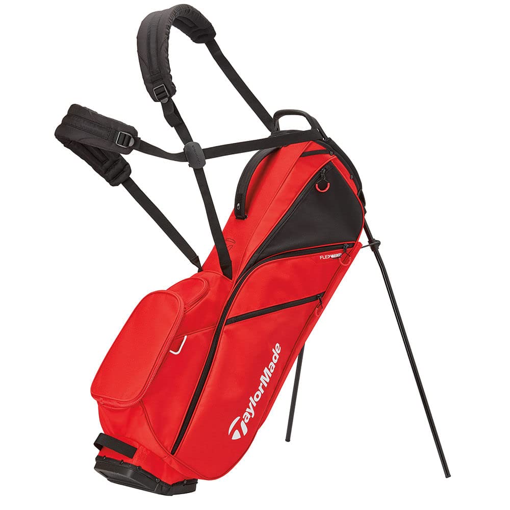 TaylorMade 2022 Flextech Lite Stand Bag, Black/Camo 4 lbs