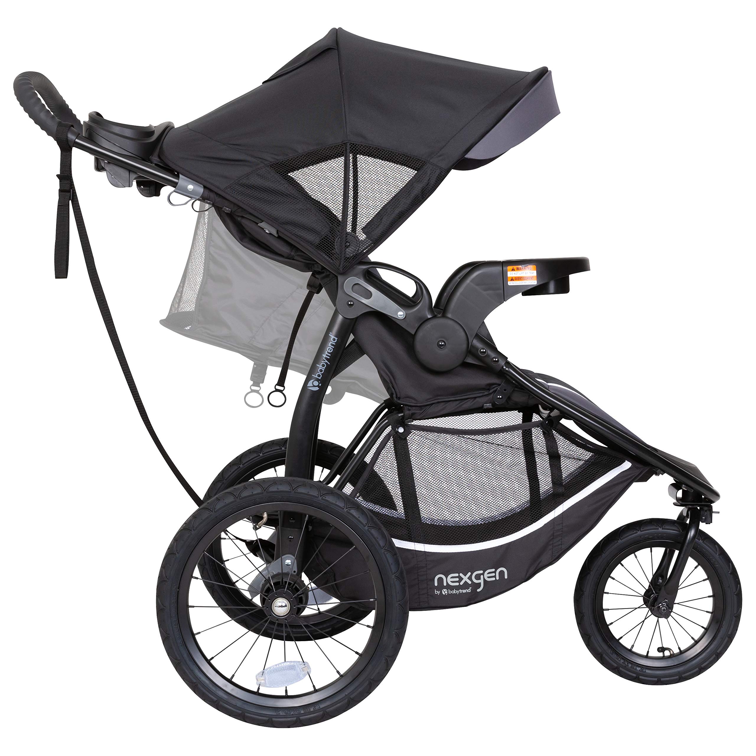 NexGen Chaser Jogger Stroller, Inkwell, Black
