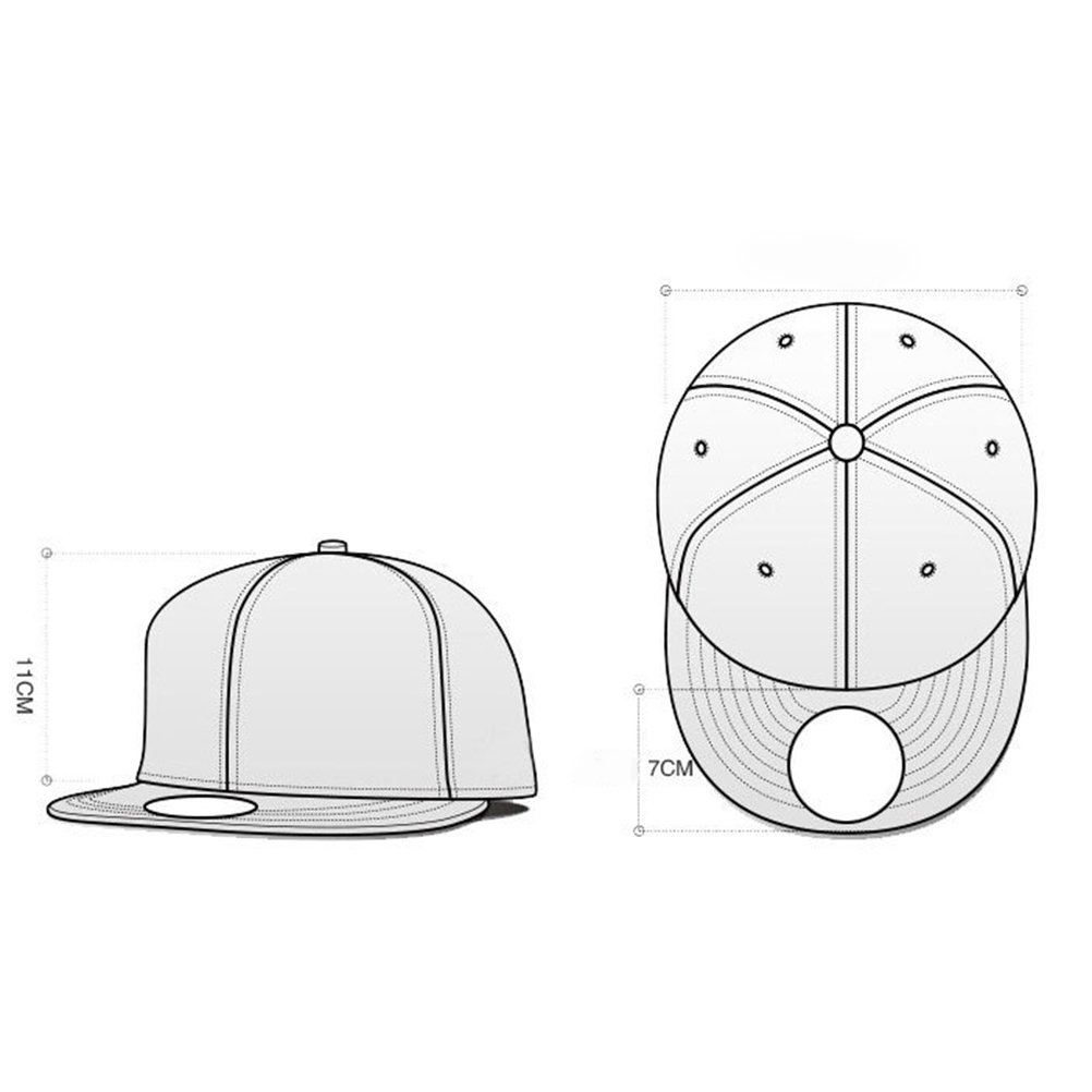 OULII Unisex Crocodile Baseball Caps PU Leather Adjustable Hip Hop Flat Brim Hats Snapback Cap (Black)