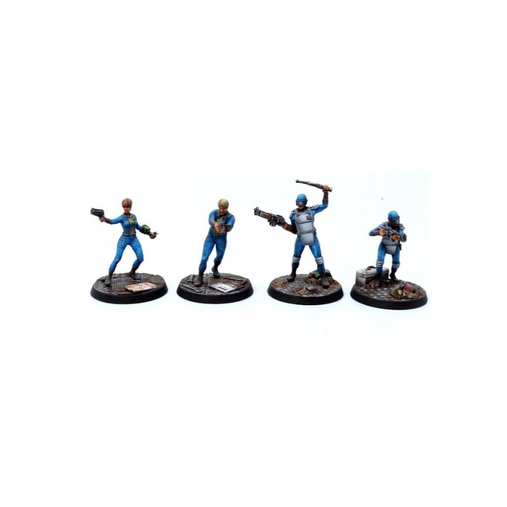 Modiphius Fallout - Wasteland Warfare - Survivors Vault Dwellers Brown