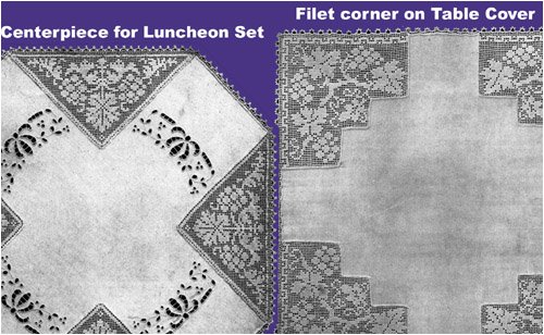 Mary Fitch #10 - Filet Crochet with Instructions c.1917