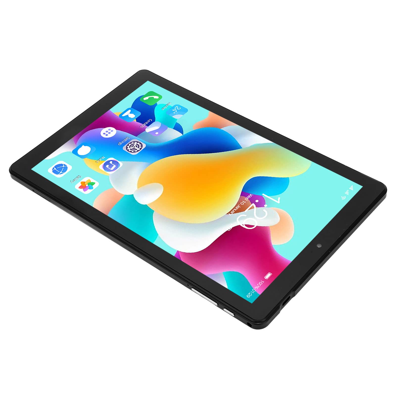 MAVIS LAVEN Tablet, 4GB RAM 64GB ROM Highly Sensitive Stylus 5G Dual WiFi 10.1 Inch 2 in 1 Tablet Front 8MP Rear 16MP 1920x1200 IPS Display for Study for Android 11 (Black)