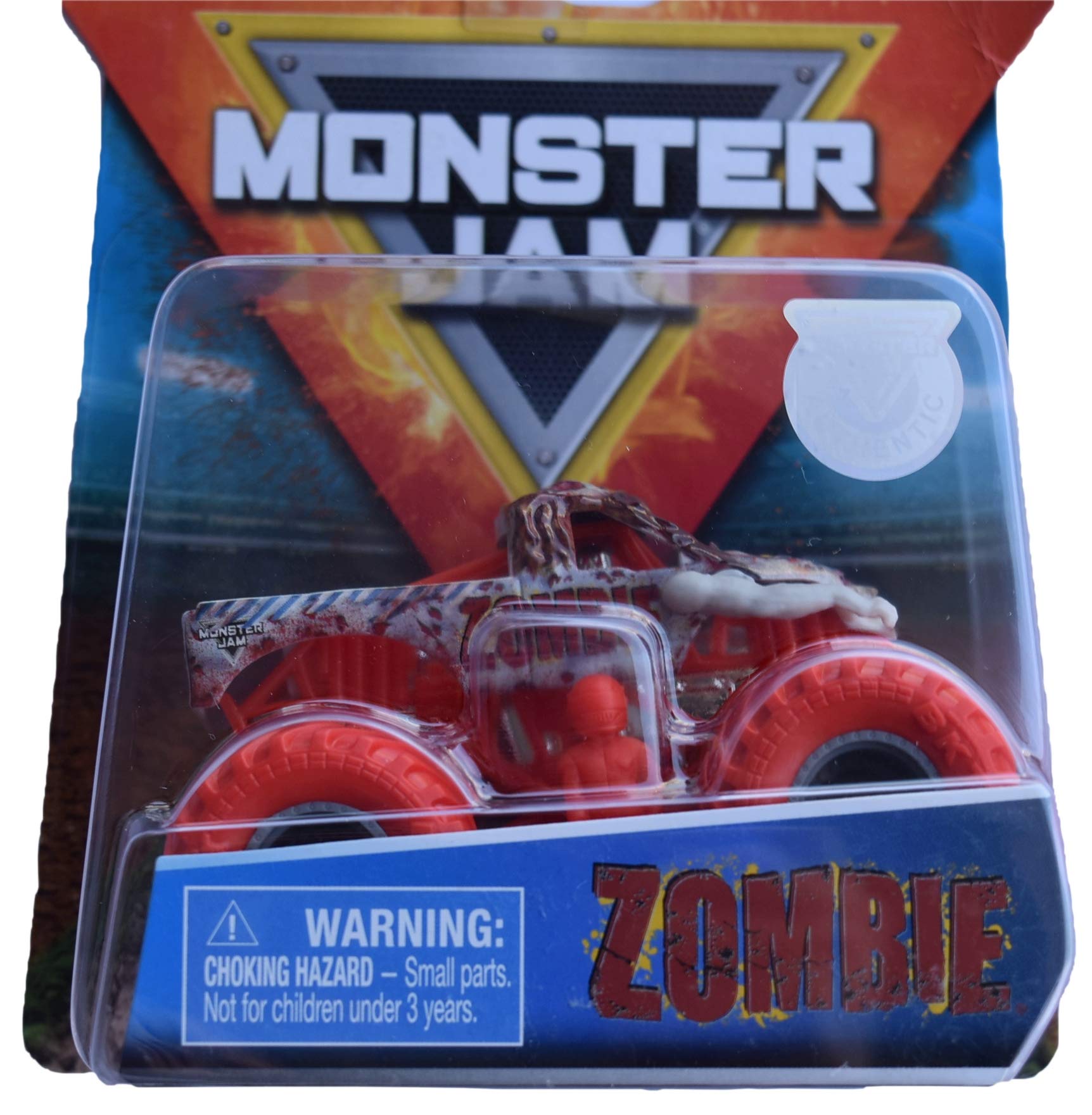 Monster Jam Hot Wheels 1:64 Scale Zombie with red Wheels