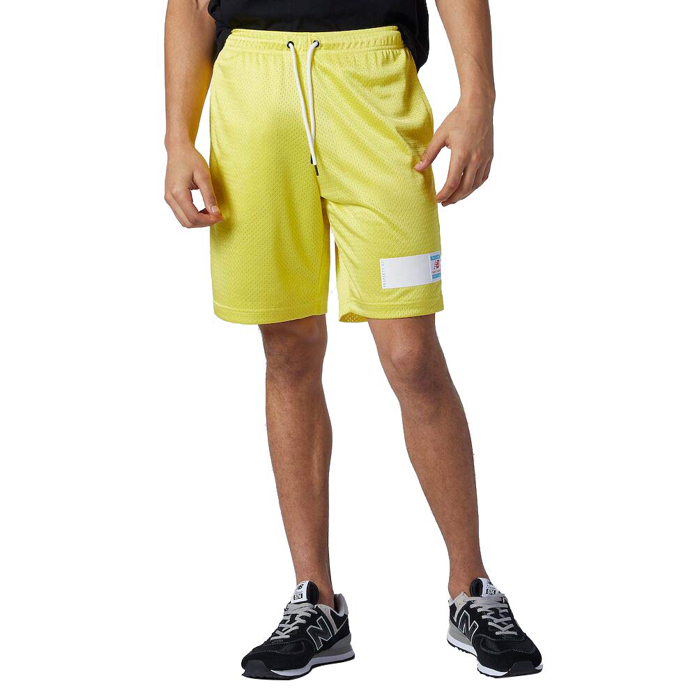 New Balance Men's NB Essentials Mesh Short, First Light , Small
