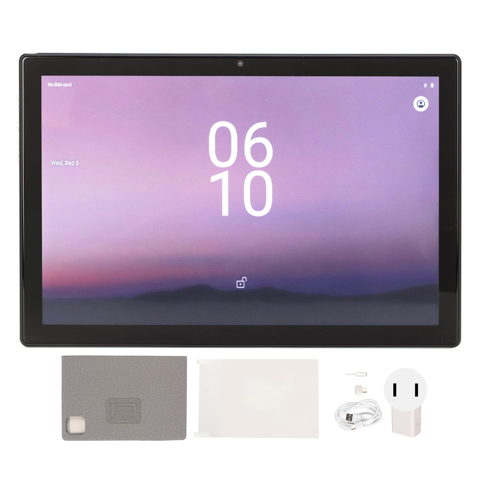 MAVIS LAVEN Tablet, Support 100-240V Multitasking Tablet PC for Travel for Android 13 (US Plug)